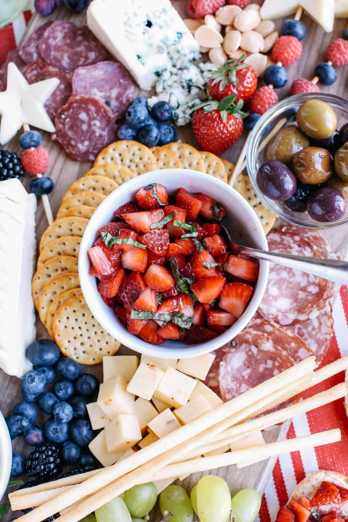 The Ultimate Patriotic Cheese Board - Eat Yourself Skinny