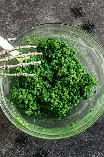 Frankenstein Rice Krispie Treats - Eat Yourself Skinny