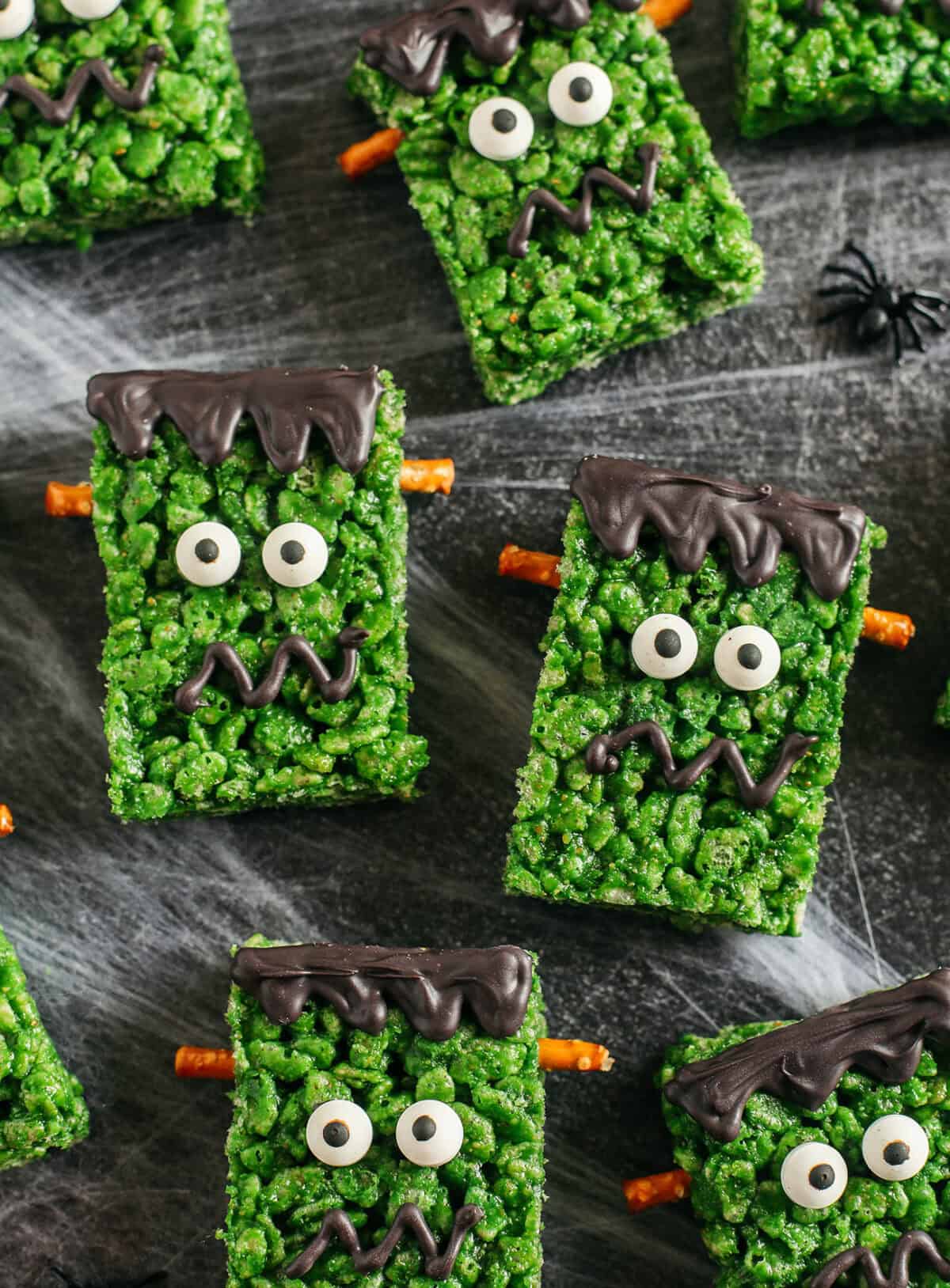 Frankenstein Rice Krispie Treats - Eat Yourself Skinny