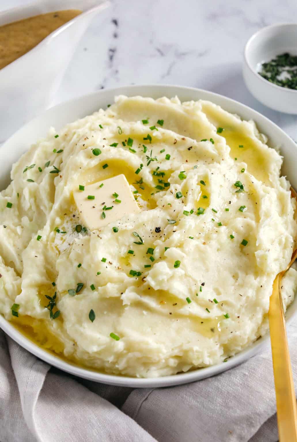 Healthy Mashed Potatoes - Eat Yourself Skinny